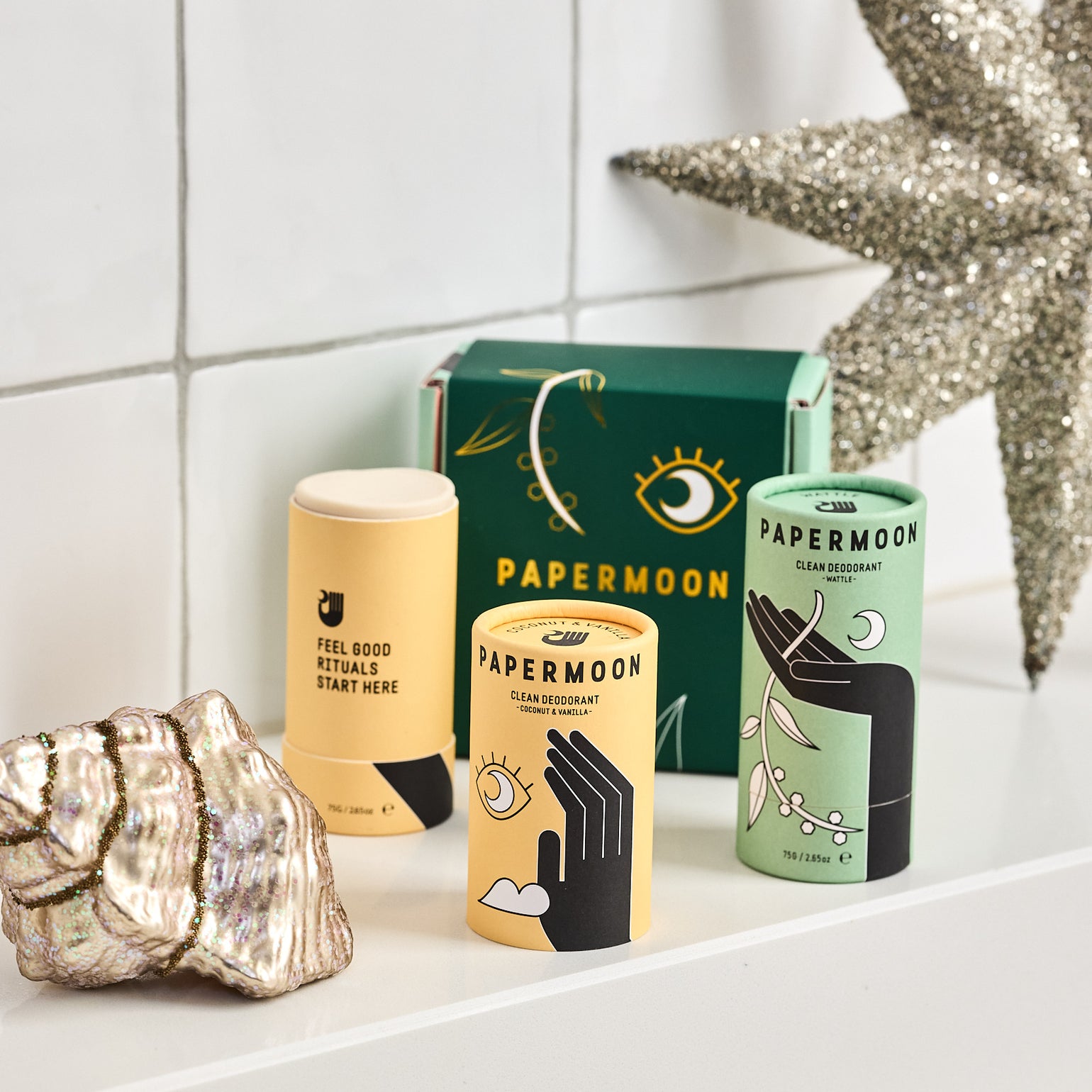 DEODORANT 2 PACK - COCONUT VANILLA & WATTLE – Papermoon