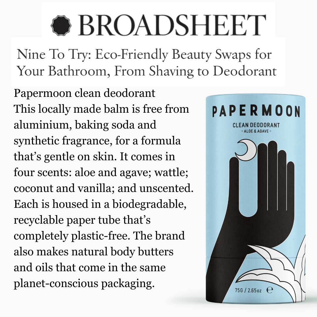 Aluminium Free Clean Deodorant – Aloe & Agave | Papermoon